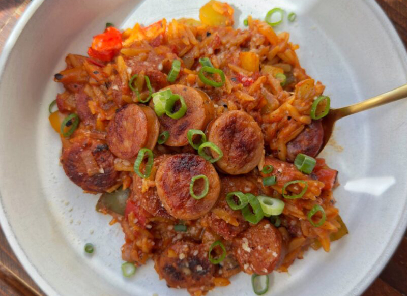 One Pot Creamy Cajun Chicken Orzo - Al Fresco